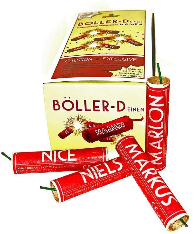 Böller (D)einen Namen | Knaller, Böller & Kracher | Pyroland