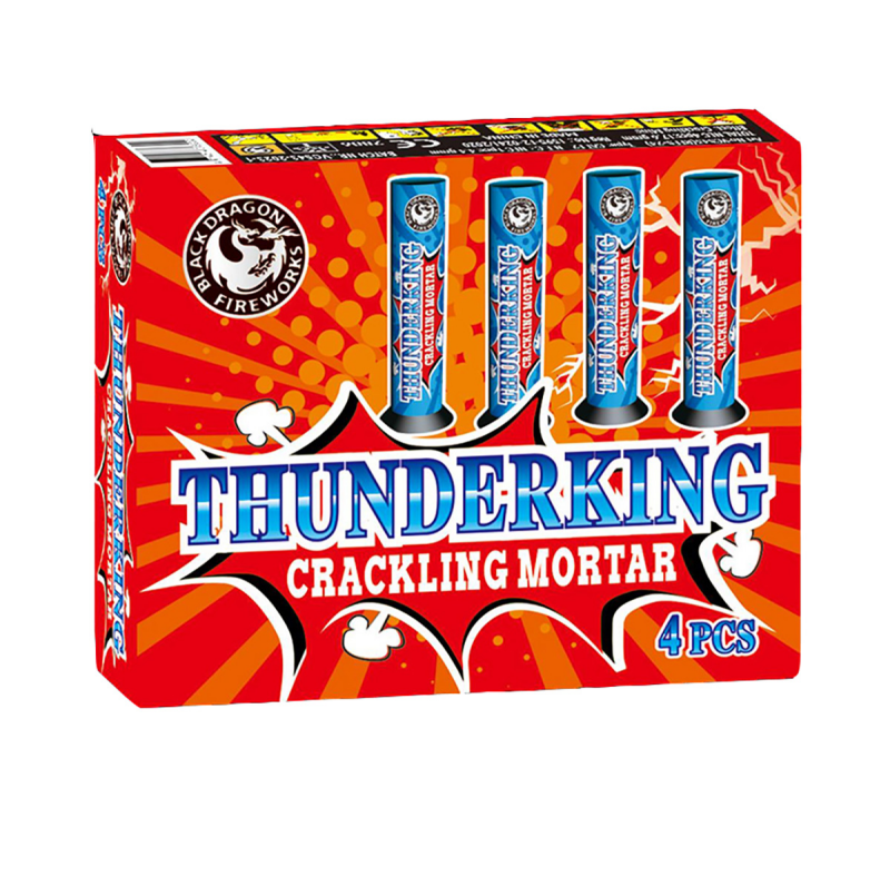 Thunderking Crackling Mortar 4 Stück